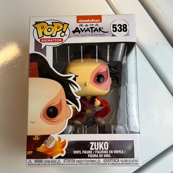 Funko | Toys | Funko Pop Zuko 538 Avatar The Last Airbender Animation ...
